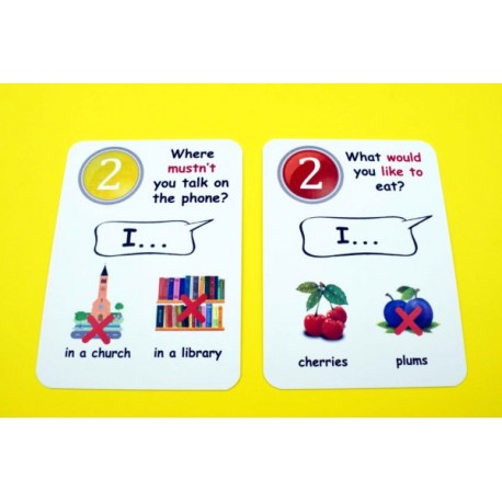 Fun Card English Modal Verbs