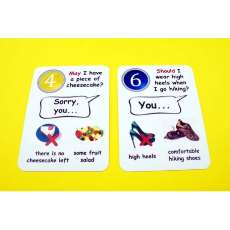Fun Card English Modal Verbs