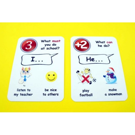 Fun Card English Modal Verbs