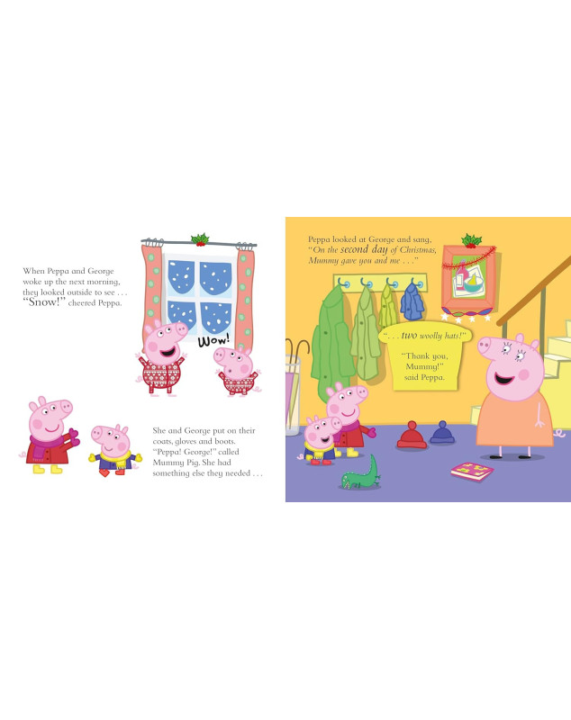 Peppa Pig: Peppa's 12 Days of Christmas: A Lift-the-Flap Picture Book