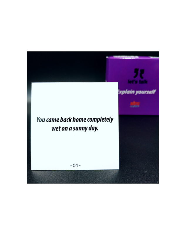Conversation Cards - Let´s Talk mini - Explain Yourself