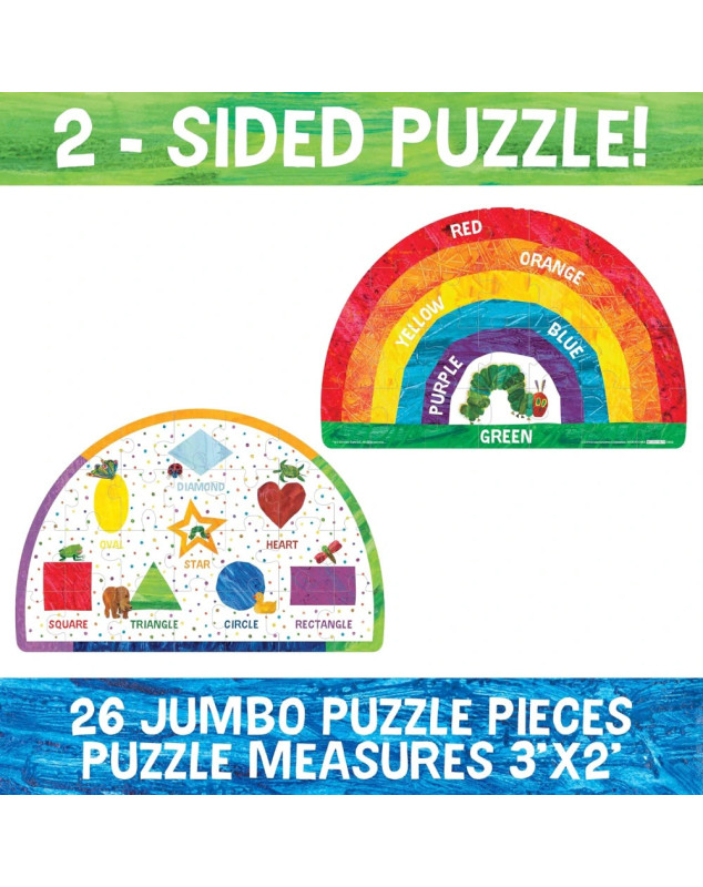 The Very Hungry Caterpillar Rainbow Double-Sided Floor Puzzle
